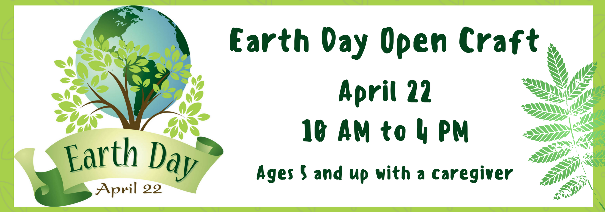 Earth Day Open Craft – Moon Township Public Library