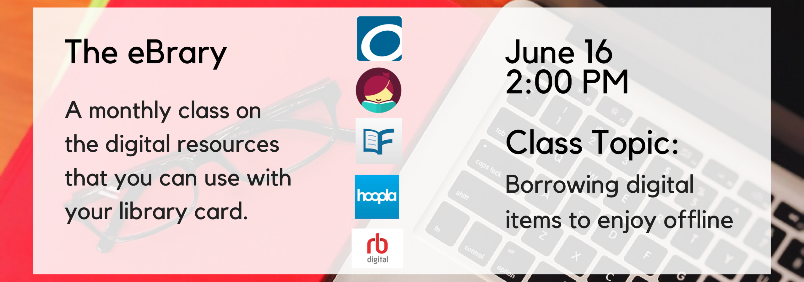 The eBrary June 16 – Moon Township Public Library