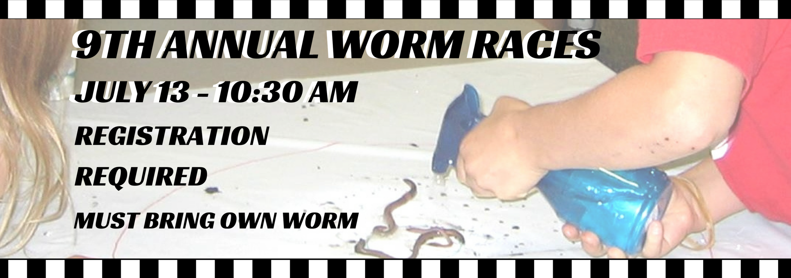 9th Annual Worm Race – Moon Township Public Library