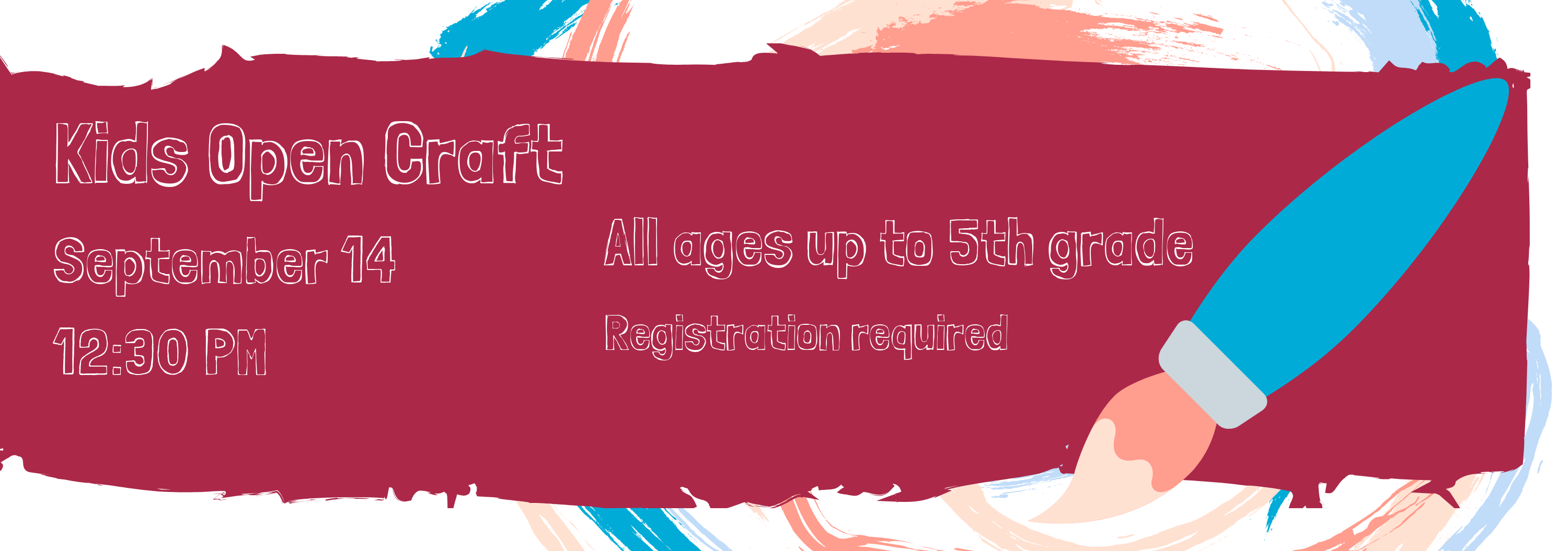 Kids Open Craft 2018 09 14 – Moon Township Public Library