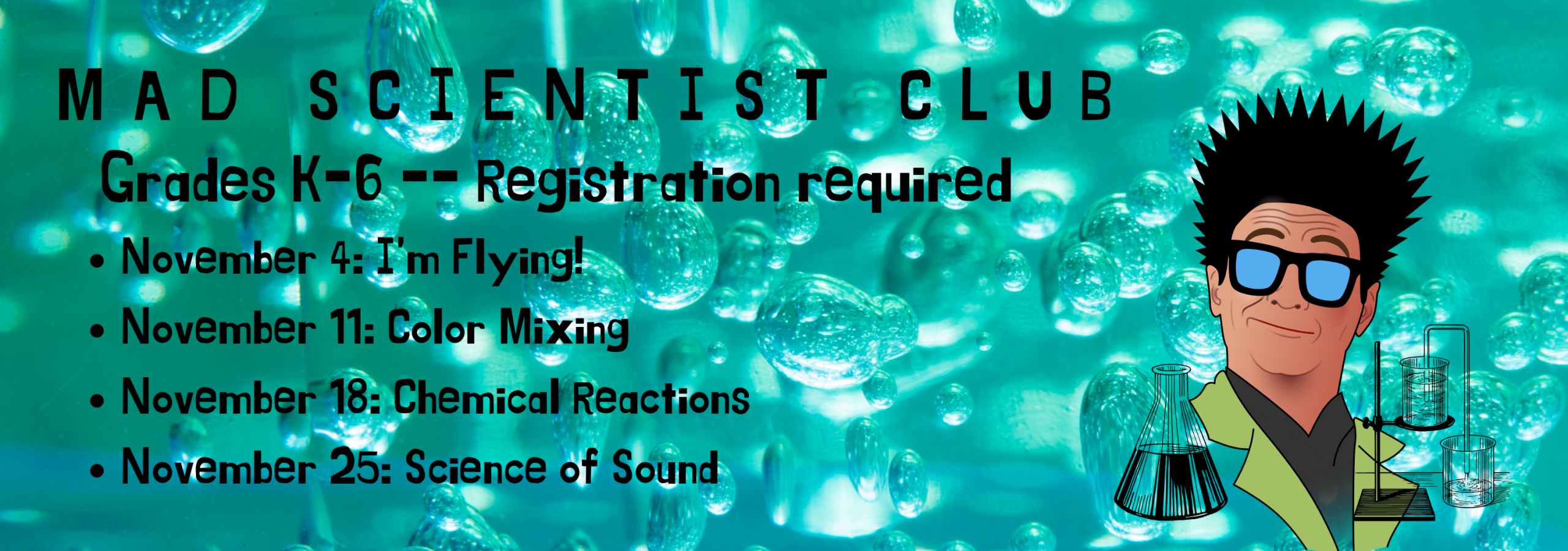 Mad Scientist Club 2019 11 04 – Moon Township Public Library