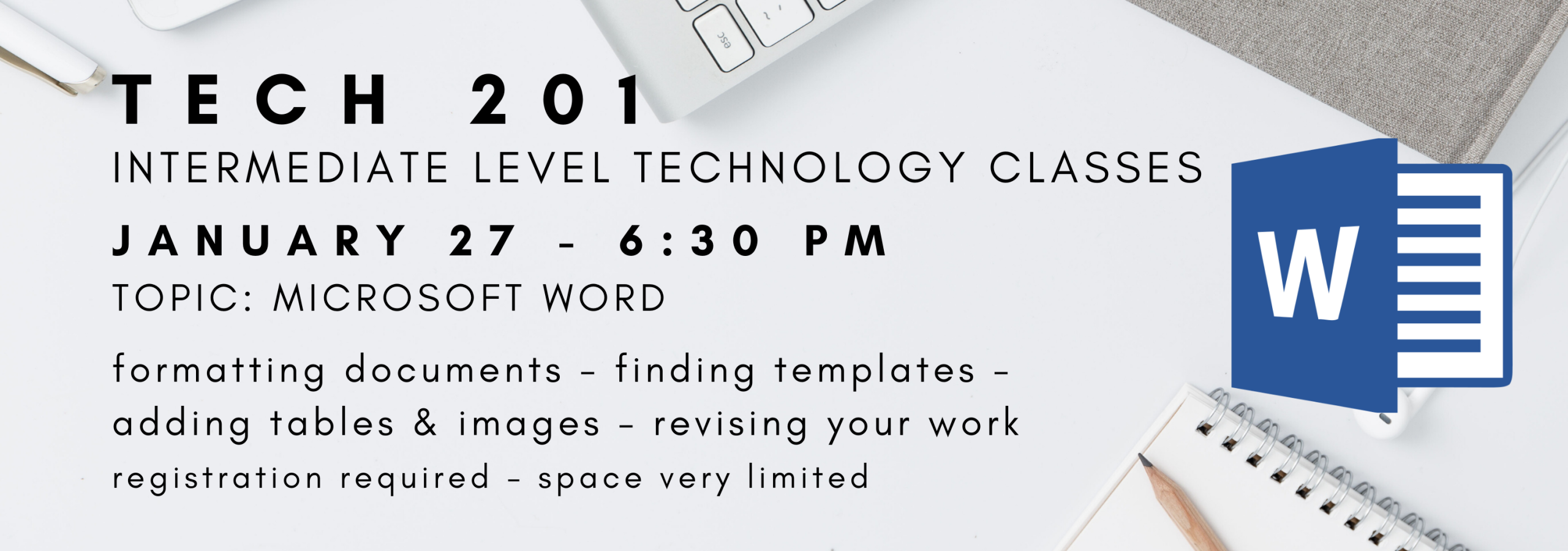 Tech 201_ Microsoft Word 2020 01 27 – Moon Township Public Library