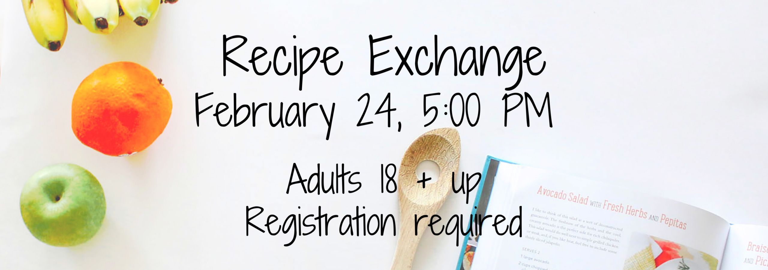 Recipe Exchange 2020 02 14 – Moon Township Public Library