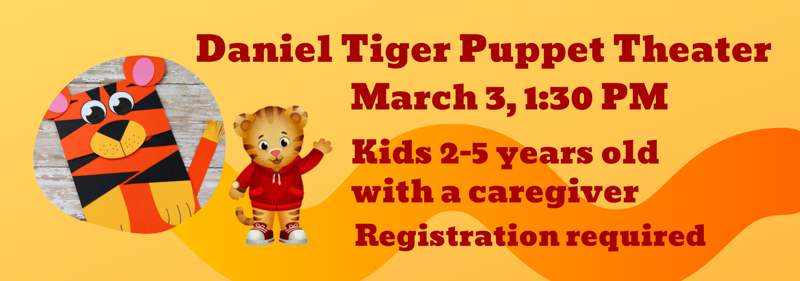 Daniel Tiger Puppet Theater 2020 03 03 – Moon Township Public Library