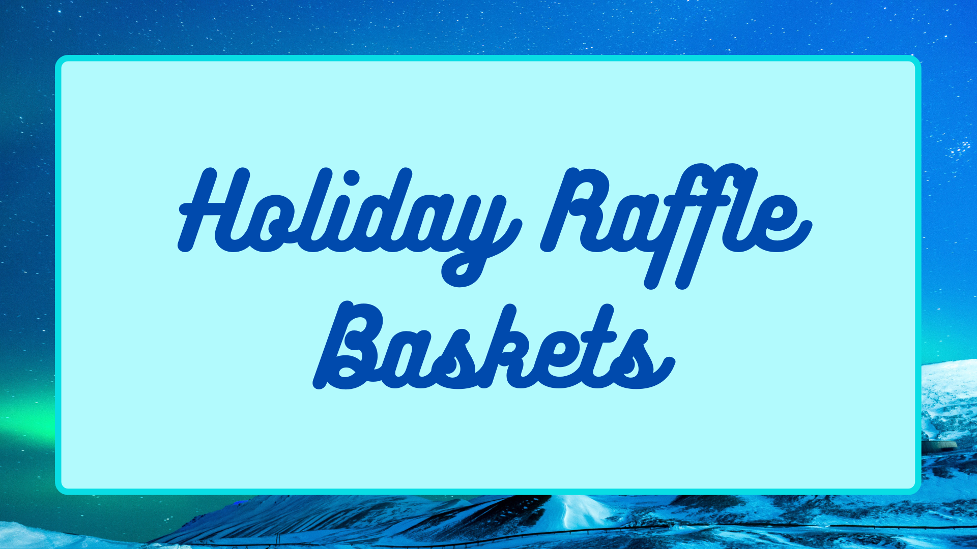 holiday raffle baskets cover image – Moon Township Public Library