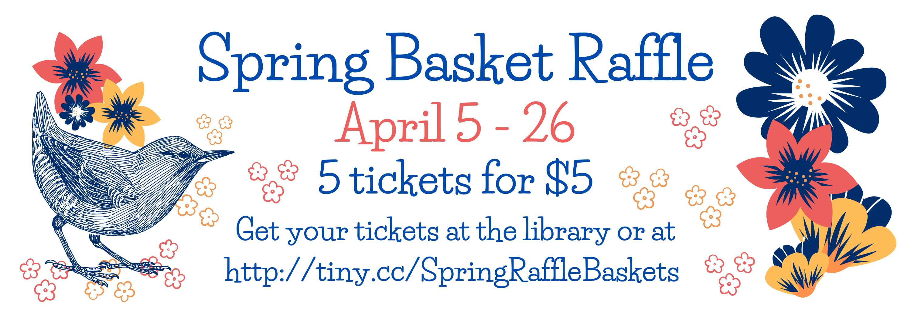 Spring Basket Raffle banner 2021 04 05 – Moon Township Public Library