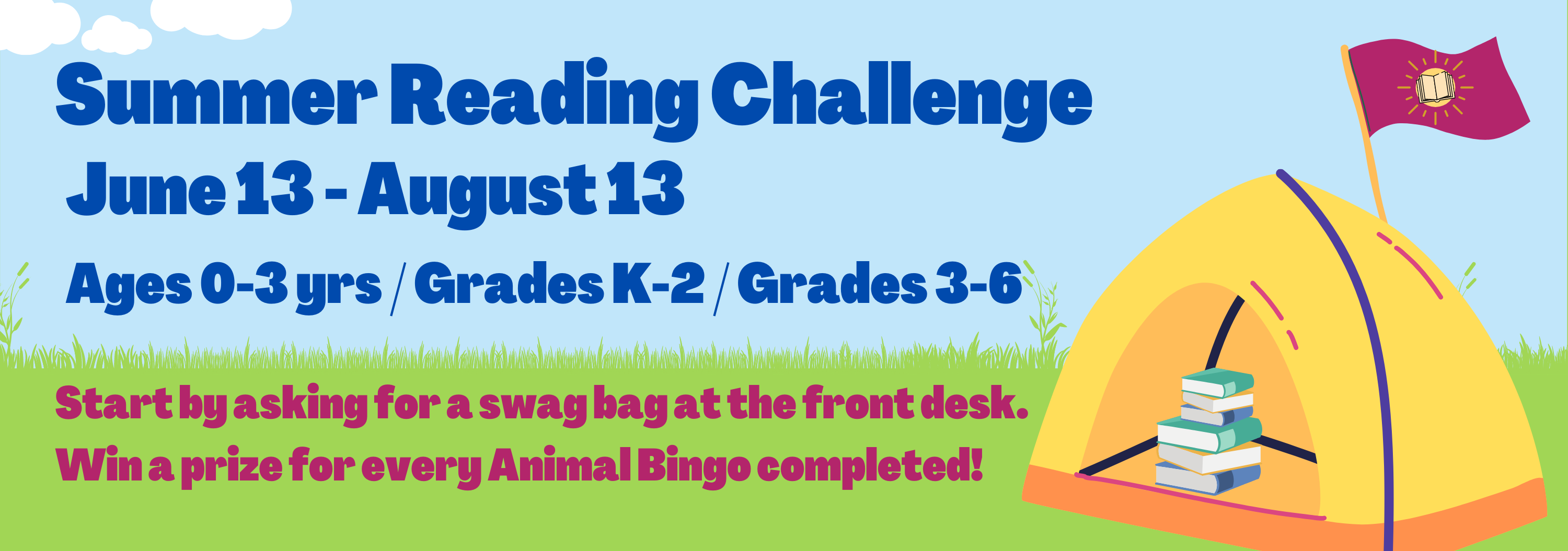 Summer Reading Challenge 2021 banner – Moon Township Public Library