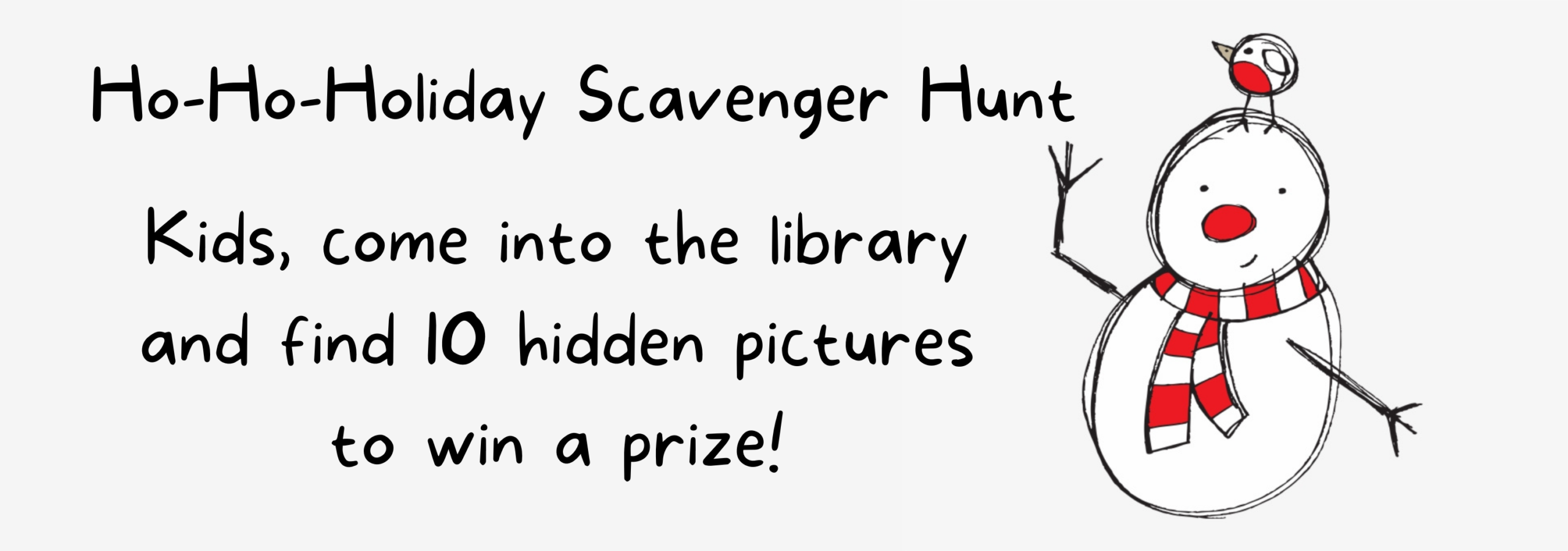 Ho-Ho-Holiday Scavenger Hunt 2021 12 01 – Moon Township Public Library