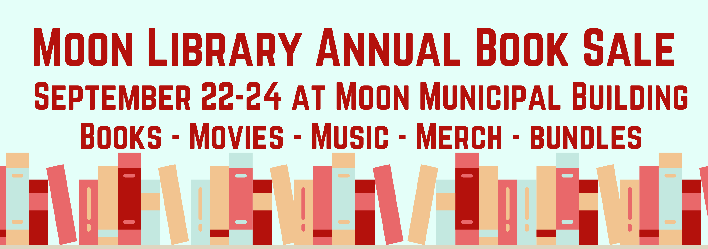 moon library annual book sale 09 22 2022 – Moon Township Public Library