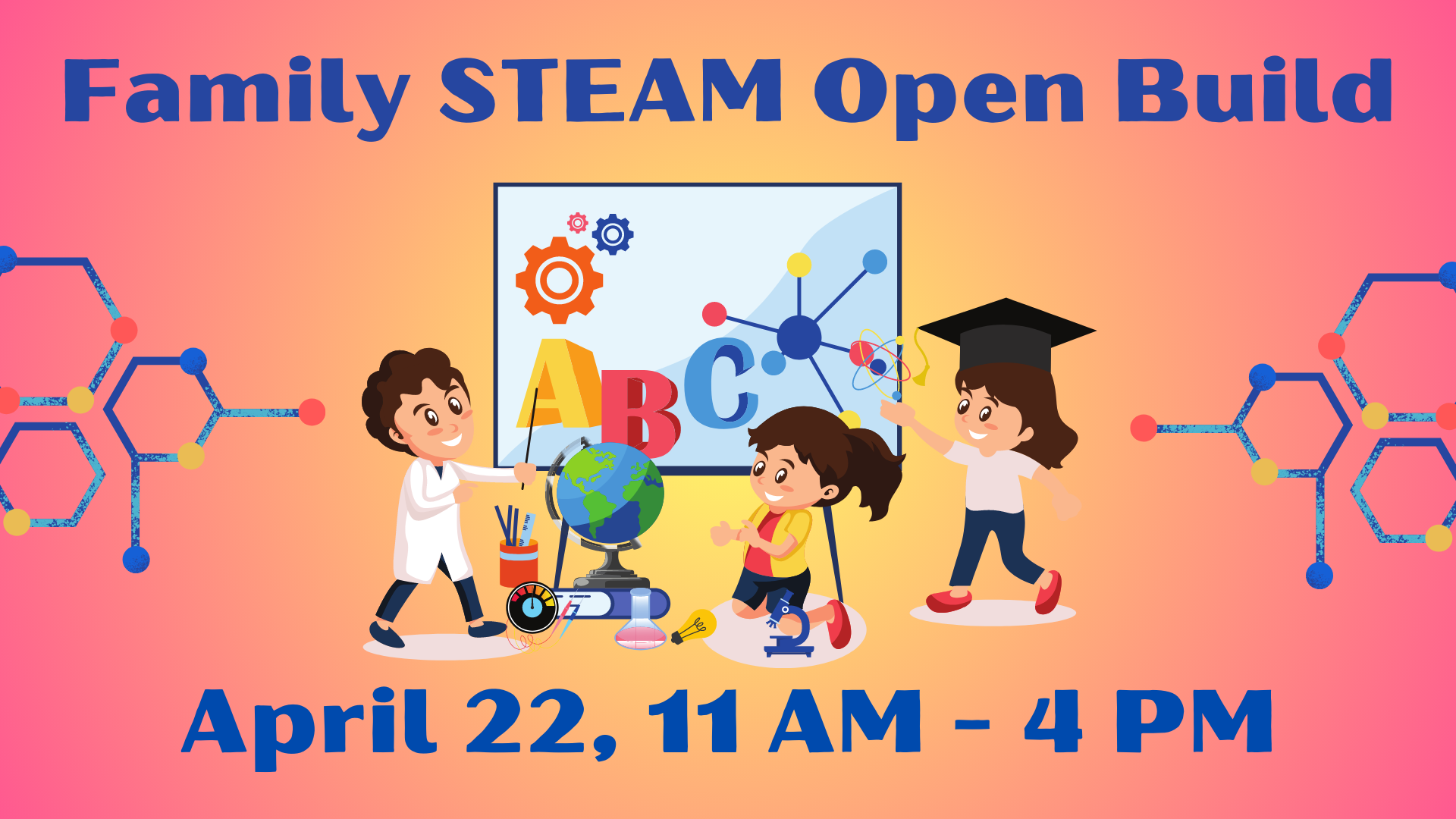 Family STEAM Open Build 2023 04 22 – Moon Township Public Library
