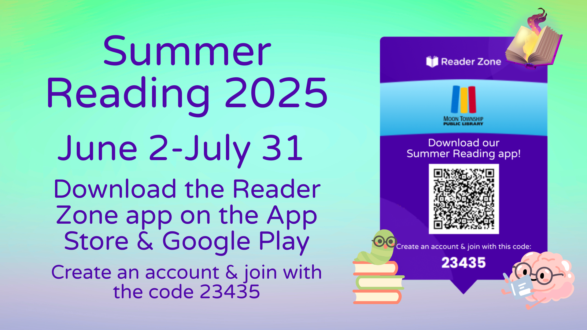 summer reading 2025 – Moon Township Public Library